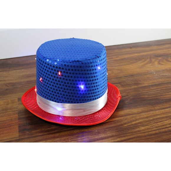unbranded | Accessories | Light Up Usa Top Hat 4th Of July Independence ...